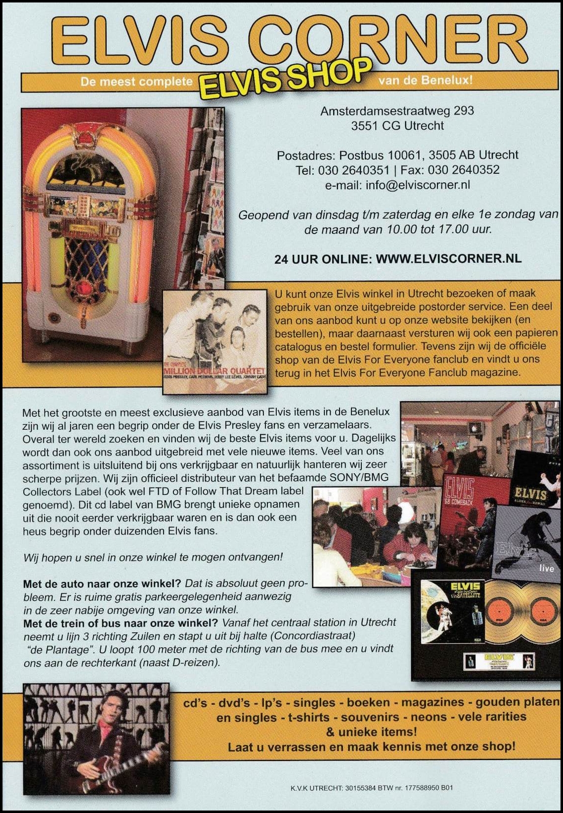 Reclame/Informatie Folders & Flyers – Middelgroot | Elvis Presley ...